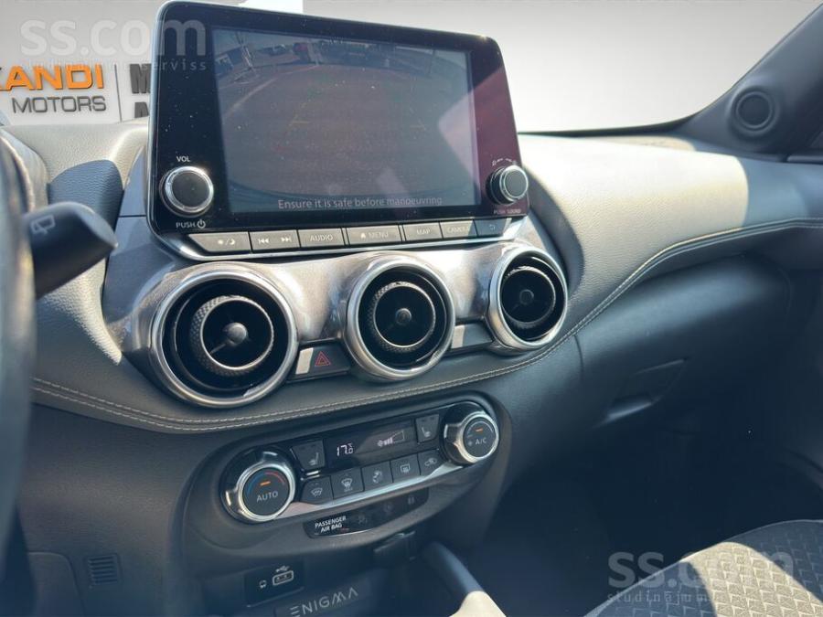 Black Nissan Juke 2021 in Riga, with an engine capacity of 1.00 L and mileage of 73 thousand km for 15490 €, photo 14 on AUTOMOTO.COM.LV