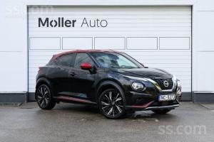 Black Nissan Juke 2022 in Riga, with an engine capacity of 1.00 L and mileage of 103 thousand km for 14950 €, photo 3 on AUTOMOTO.COM.LV