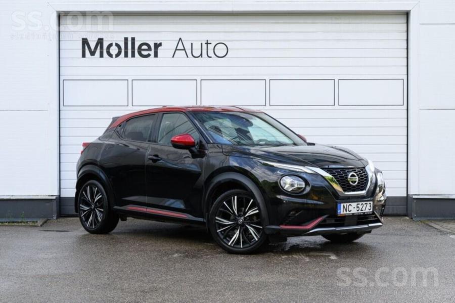 Black Nissan Juke 2022 in Riga, with an engine capacity of 1.00 L and mileage of 103 thousand km for 14950 €, photo 3 on AUTOMOTO.COM.LV