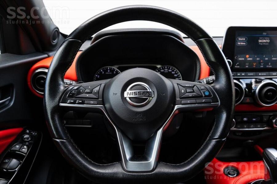 Black Nissan Juke 2022 in Riga, with an engine capacity of 1.00 L and mileage of 103 thousand km for 14950 €, photo 20 on AUTOMOTO.COM.LV
