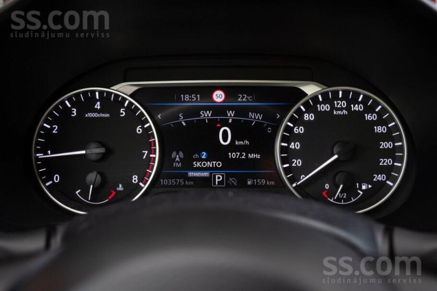 Black Nissan Juke 2022 in Riga, with an engine capacity of 1.00 L and mileage of 103 thousand km for 14950 €, photo 21 on AUTOMOTO.COM.LV