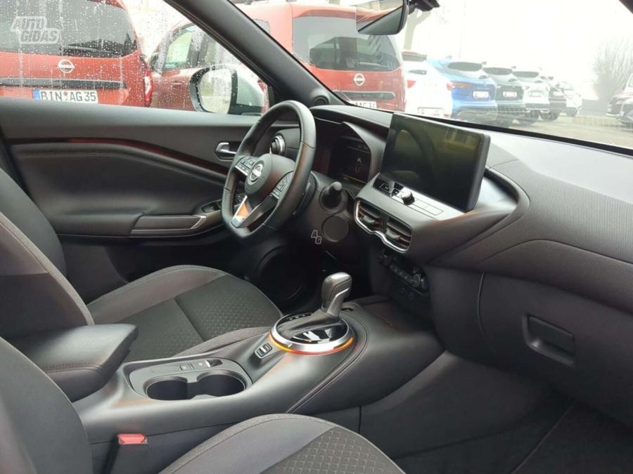 Black Nissan Juke 2025 in Kaunas, with an engine capacity of 1.00 L and mileage of 20 thousand km for 26412 €, photo 15 on AUTOMOTO.COM.LV