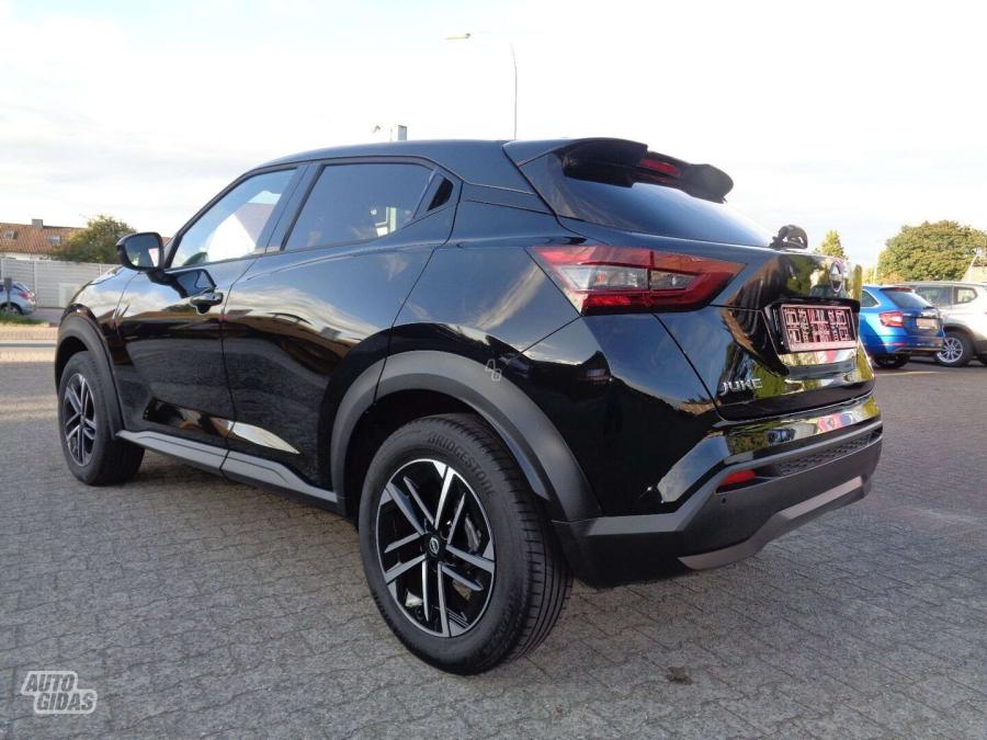 Black Nissan Juke 2025 in Kaunas, with an engine capacity of 1.00 L and mileage of 20 thousand km for 22641 €, photo 6 on AUTOMOTO.COM.LV
