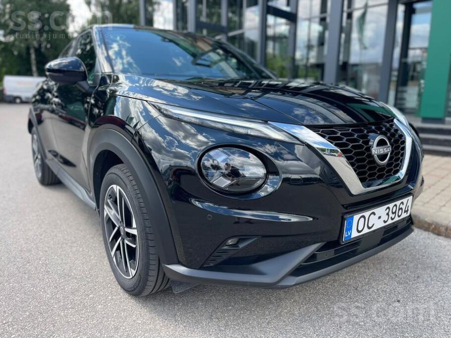 Melns Nissan Juke 2025 Rīga, ar dzinēja tilpumu 1.00 L un nobraukumu 45 tūkst. km par 18400 €, foto 3 vietnē AUTOMOTO.COM.LV