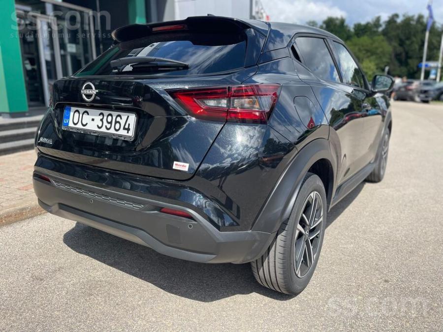 Melns Nissan Juke 2025 Rīga, ar dzinēja tilpumu 1.00 L un nobraukumu 45 tūkst. km par 18400 €, foto 4 vietnē AUTOMOTO.COM.LV