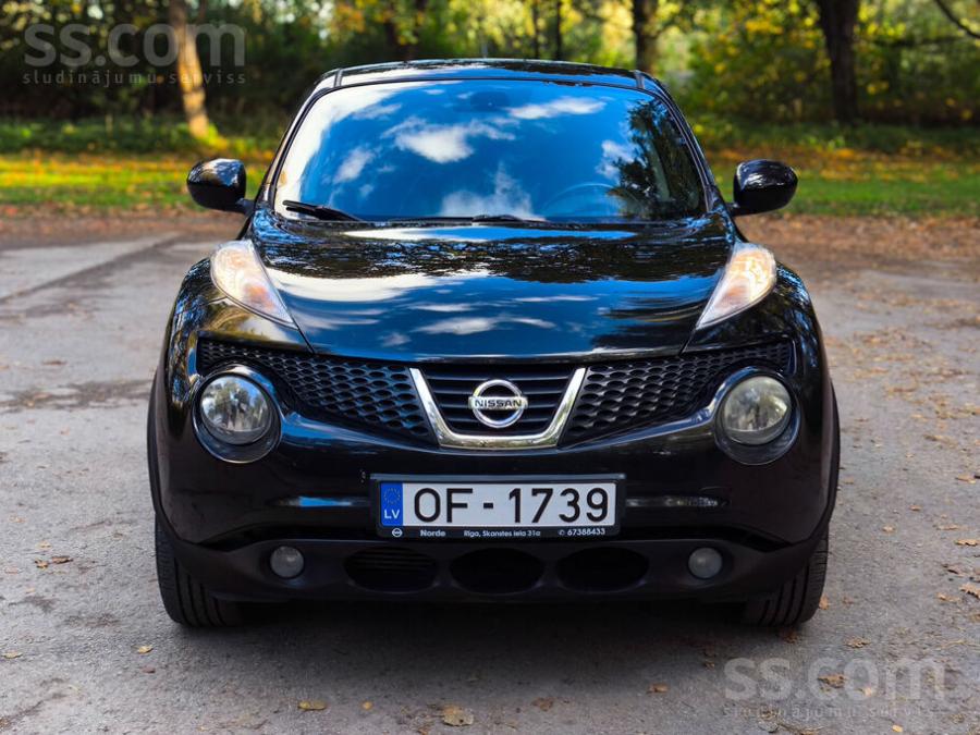 Black Nissan Juke 2011 in Riga, with an engine capacity of 1.50 L and mileage of 123 thousand km for 4950 €, photo 3 on AUTOMOTO.COM.LV
