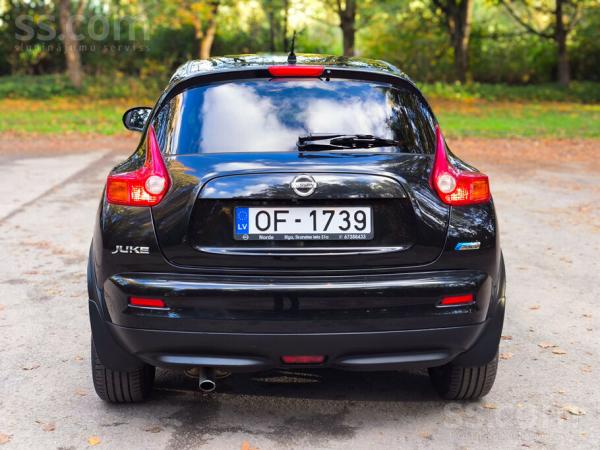 Black Nissan Juke 2011 in Riga, with an engine capacity of 1.50 L and mileage of 123 thousand km for 4950 €, photo 9 on AUTOMOTO.COM.LV
