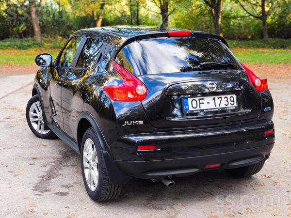 Black Nissan Juke 2011 in Riga, with an engine capacity of 1.50 L and mileage of 123 thousand km for 4950 €, photo 10 on AUTOMOTO.COM.LV