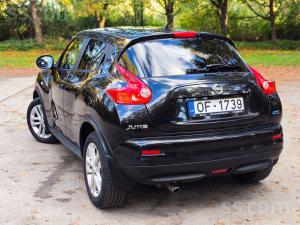 Black Nissan Juke 2011 in Riga, with an engine capacity of 1.50 L and mileage of 123 thousand km for 4950 €, photo 10 on AUTOMOTO.COM.LV