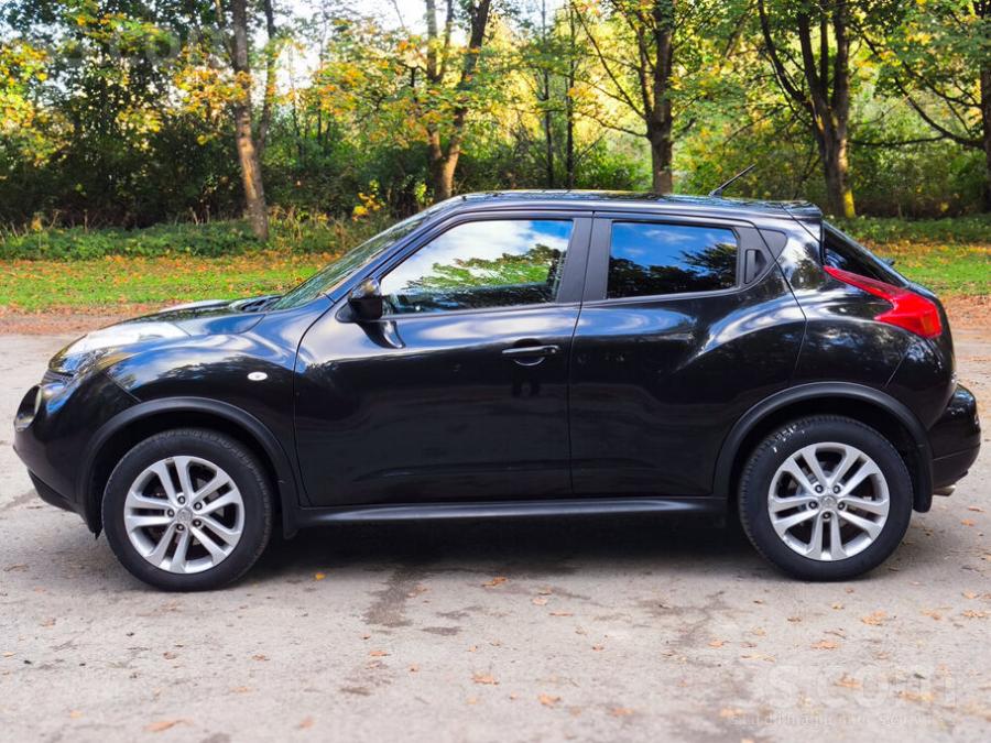 Black Nissan Juke 2011 in Riga, with an engine capacity of 1.50 L and mileage of 123 thousand km for 4950 €, photo 12 on AUTOMOTO.COM.LV