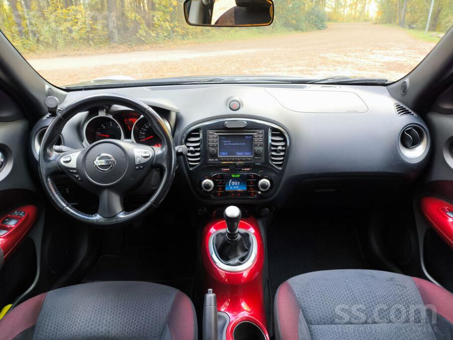 Black Nissan Juke 2011 in Riga, with an engine capacity of 1.50 L and mileage of 123 thousand km for 4950 €, photo 16 on AUTOMOTO.COM.LV