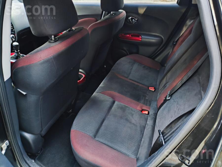 Black Nissan Juke 2011 in Riga, with an engine capacity of 1.50 L and mileage of 123 thousand km for 4950 €, photo 19 on AUTOMOTO.COM.LV