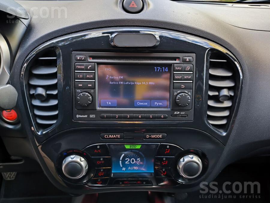 Black Nissan Juke 2011 in Riga, with an engine capacity of 1.50 L and mileage of 123 thousand km for 4950 €, photo 21 on AUTOMOTO.COM.LV