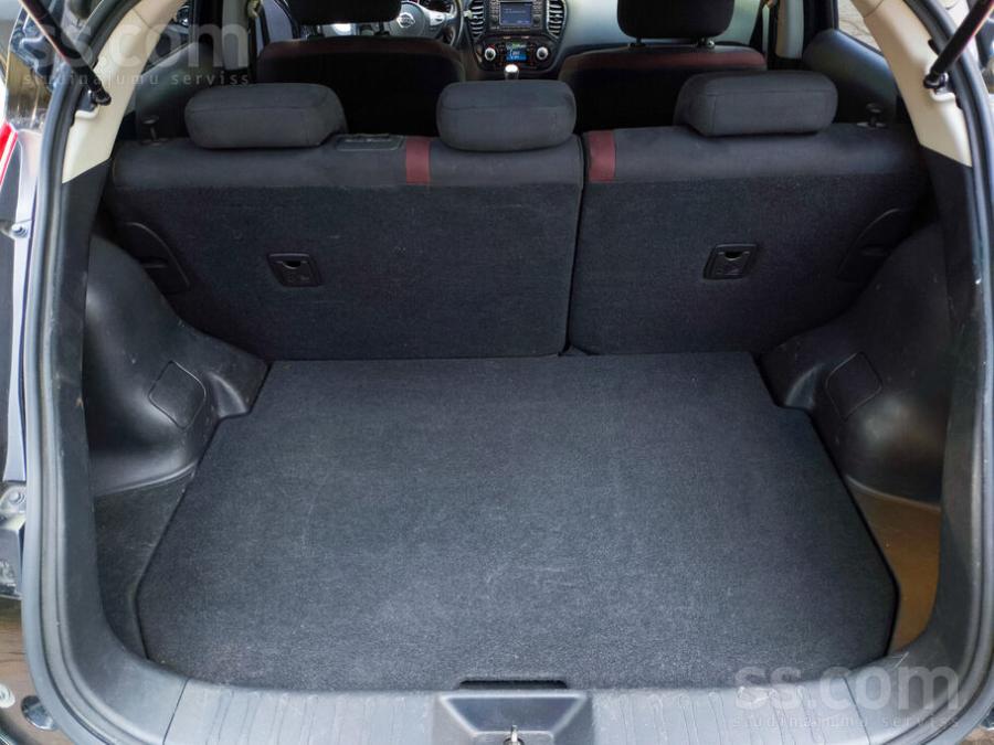 Black Nissan Juke 2011 in Riga, with an engine capacity of 1.50 L and mileage of 123 thousand km for 4950 €, photo 24 on AUTOMOTO.COM.LV