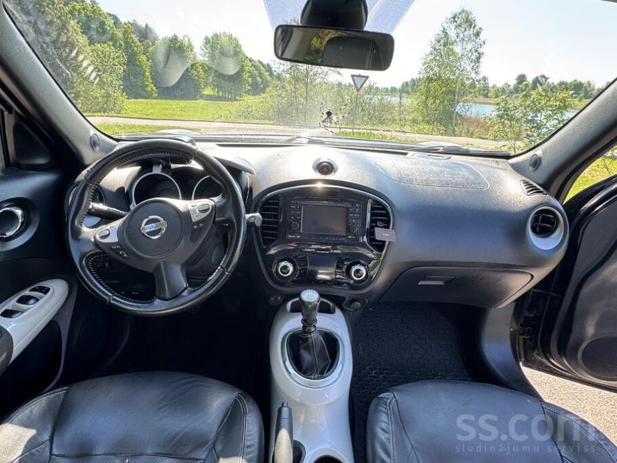 Black Nissan Juke 2012 in Riga, with an engine capacity of 1.50 L and mileage of 221 thousand km for 5200 €, photo 15 on AUTOMOTO.COM.LV