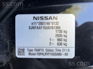 Black Nissan Juke 2012 in Riga, with an engine capacity of 1.60 L and mileage of 105 thousand km for 5880 €, photo 34 on AUTOMOTO.COM.LV