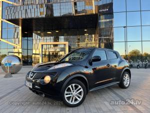 Melns Nissan Juke 2013 Tallina, ar dzinēja tilpumu 1.60 L un nobraukumu 122 tūkst. km par 8400 €, foto  vietnē AUTOMOTO.COM.LV