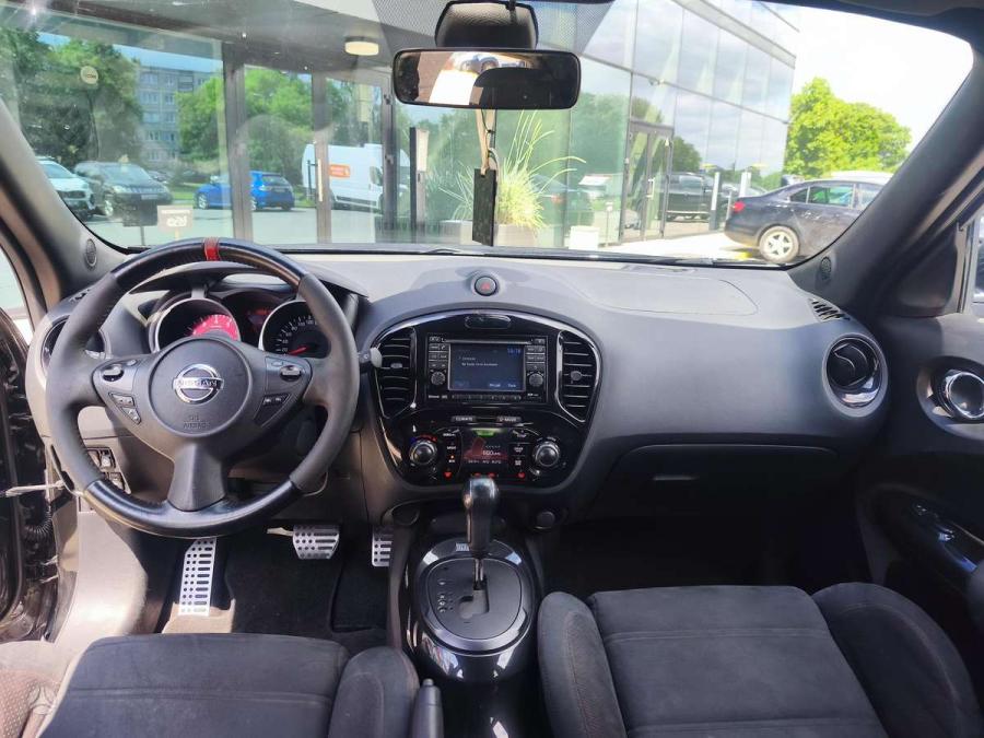 Black Nissan Juke 2013 in Kaunas, with an engine capacity of 1.60 L and mileage of 138 thousand km for 8250 €, photo 13 on AUTOMOTO.COM.LV