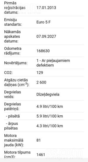 Черный Ниссан Жук 2013 в Салдус, объемом двигателя 1.50 л и пробегом 169 тыс. км за 4750 €, фото 11 на AUTOMOTO.COM.LV