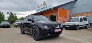 Melns Nissan Juke 2014 Valmiera, ar dzinēja tilpumu 1.60 L un nobraukumu 157 tūkst. km par 5600 €, foto  vietnē AUTOMOTO.COM.LV