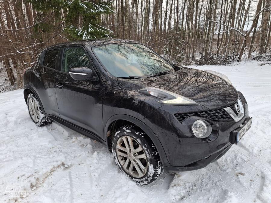 Melns Nissan Juke 2017 Viļņa, ar dzinēja tilpumu 1.20 L un nobraukumu 71 tūkst. km par 7200 €, foto 1 vietnē AUTOMOTO.COM.LV