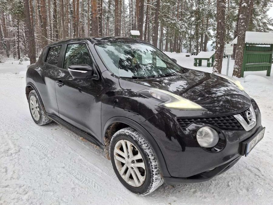 Melns Nissan Juke 2017 Viļņa, ar dzinēja tilpumu 1.20 L un nobraukumu 72 tūkst. km par 6999 €, foto 2 vietnē AUTOMOTO.COM.LV