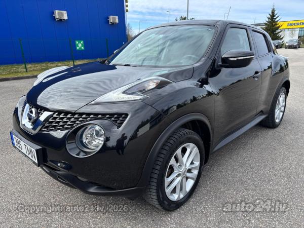 Black Nissan Juke 2017 in Paide, with an engine capacity of 1.60 L and mileage of 119 thousand km for 8290 €, photo 1 on AUTOMOTO.COM.LV