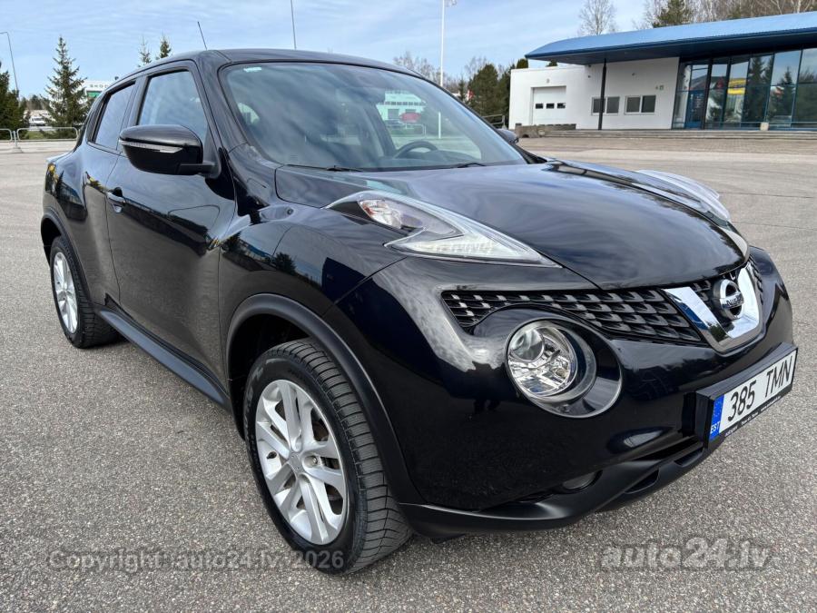 Black Nissan Juke 2017 in Paide, with an engine capacity of 1.60 L and mileage of 119 thousand km for 8290 €, photo 7 on AUTOMOTO.COM.LV