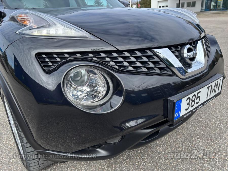 Black Nissan Juke 2017 in Paide, with an engine capacity of 1.60 L and mileage of 119 thousand km for 8290 €, photo 8 on AUTOMOTO.COM.LV