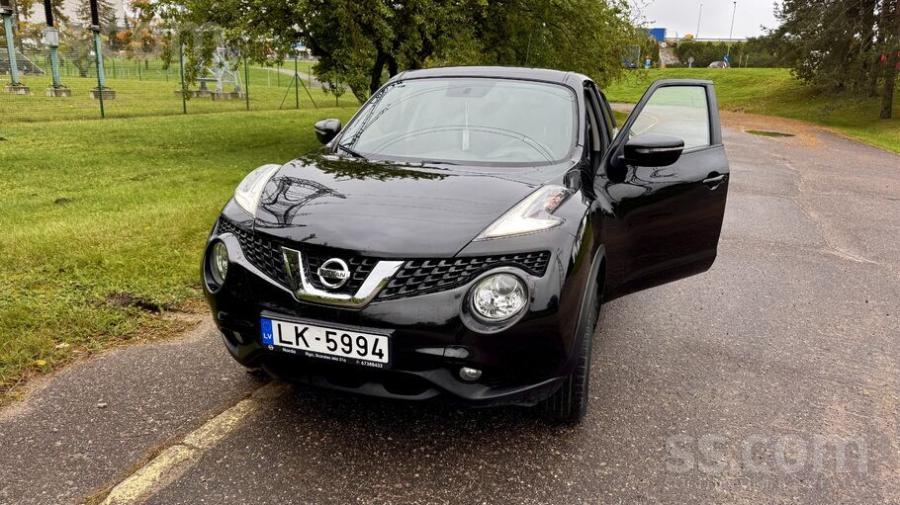 Melns Nissan Juke 2018 Rīga, ar dzinēja tilpumu 1.60 L un nobraukumu 137 tūkst. km par 7200 €, foto 1 vietnē AUTOMOTO.COM.LV