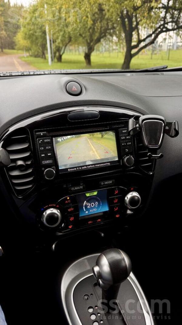 Nissan Juke 2018 in Riga on AUTOMOTO.COM.LV Black Nissan Juke 2018 in Riga, with an engine capacity of 1.60 L and mileage of 137 thousand km for 7200 €, photo 11 on AUTOMOTO.COM.LV