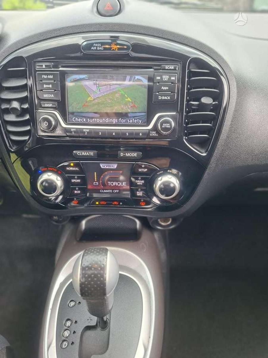 Melns Nissan Juke 2015 Viļņa, ar dzinēja tilpumu 1.62 L un nobraukumu 95 tūkst. km par 7300 €, foto 14 vietnē AUTOMOTO.COM.LV