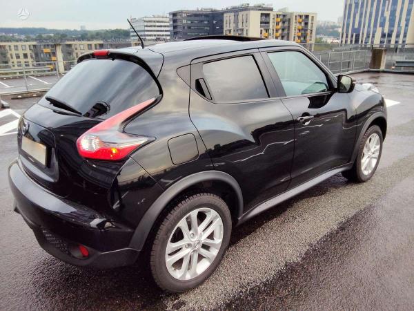 Nissan Juke 2015 Viļņa vietnē Melns Nissan Juke 2015 Viļņa, ar dzinēja tilpumu 1.62 L un nobraukumu 95 tūkst. km par 6950 €, foto 8 vietnē AUTOMOTO.COM.LV