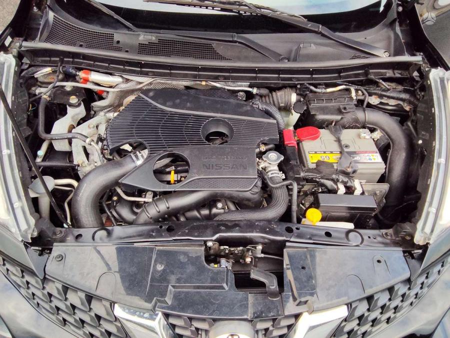 Black Nissan Juke 2015 in Vilnius, with an engine capacity of 1.62 L and mileage of 95 thousand km for 6950 €, photo 25 on AUTOMOTO.COM.LV