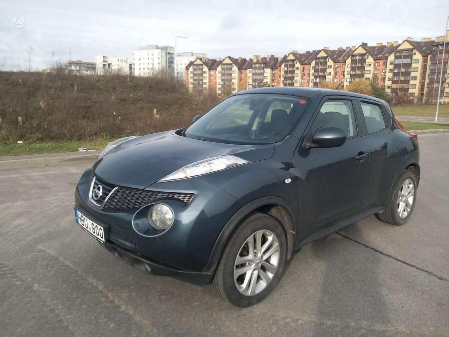 Blue Nissan Juke 2014 in Vilnius, with an engine capacity of 1.60 L and mileage of 143 thousand km for 7399 €, photo 6 on AUTOMOTO.COM.LV