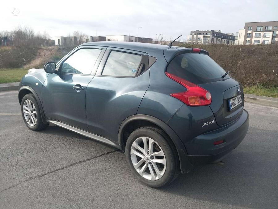 Blue Nissan Juke 2014 in Vilnius, with an engine capacity of 1.60 L and mileage of 143 thousand km for 7399 €, photo 7 on AUTOMOTO.COM.LV