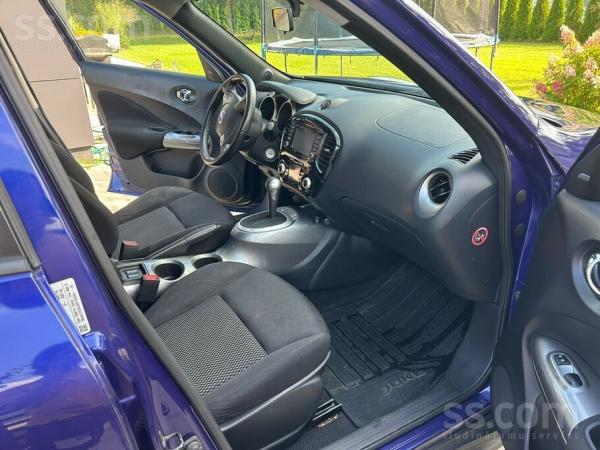 Blue Nissan Juke 2015 in Riga, with an engine capacity of 1.60 L and mileage of 169 thousand km for 7200 €, photo 3 on AUTOMOTO.COM.LV