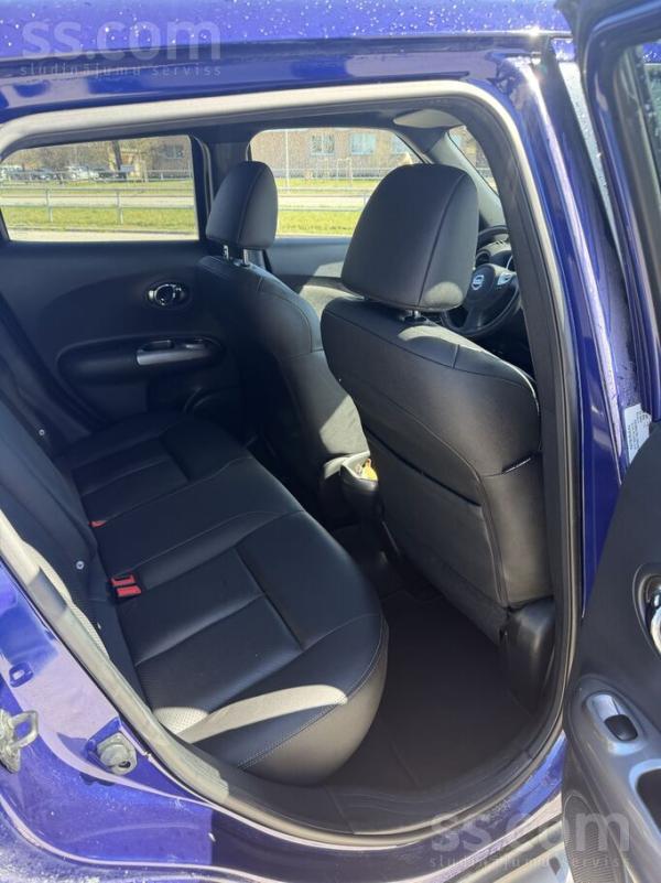 Blue Nissan Juke 2015 in Aizkraukle, with an engine capacity of 1.20 L and mileage of 105 thousand km for 6800 €, photo 8 on AUTOMOTO.COM.LV