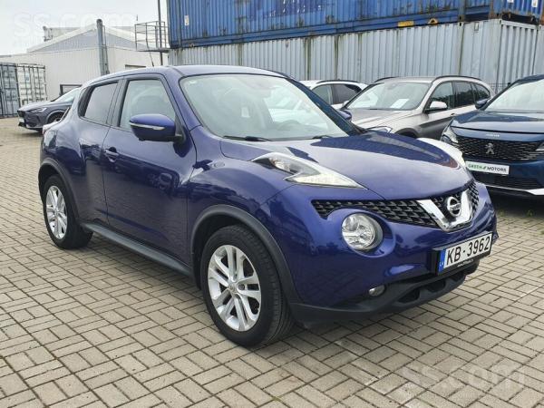 Blue Nissan Juke 2015 in Riga, with an engine capacity of 1.20 L and mileage of 97 thousand km for 5900 €, photo 2 on AUTOMOTO.COM.LV