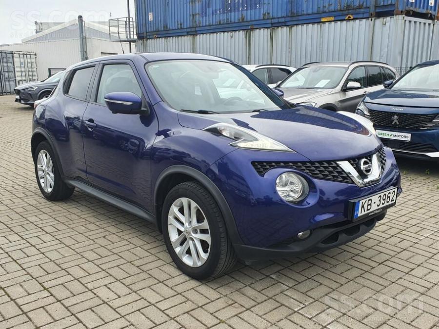 Blue Nissan Juke 2015 in Riga, with an engine capacity of 1.20 L and mileage of 97 thousand km for 5900 €, photo 3 on AUTOMOTO.COM.LV