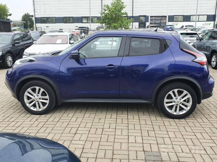 Blue Nissan Juke 2015 in Riga, with an engine capacity of 1.20 L and mileage of 97 thousand km for 5900 €, photo 4 on AUTOMOTO.COM.LV