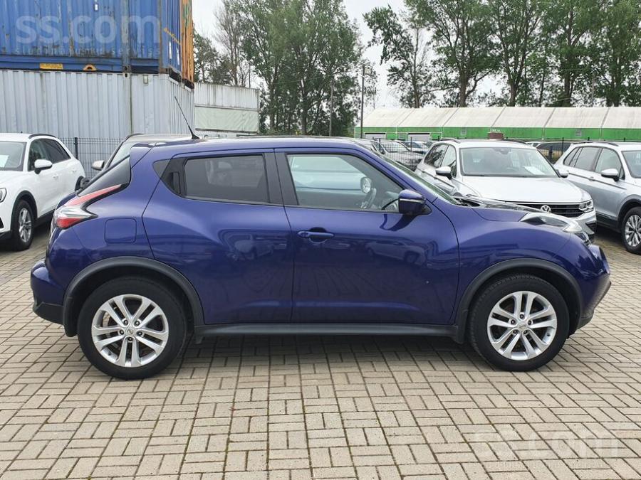 Blue Nissan Juke 2015 in Riga, with an engine capacity of 1.20 L and mileage of 97 thousand km for 5900 €, photo 5 on AUTOMOTO.COM.LV