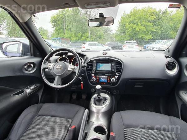Blue Nissan Juke 2015 in Riga, with an engine capacity of 1.20 L and mileage of 97 thousand km for 5900 €, photo 9 on AUTOMOTO.COM.LV