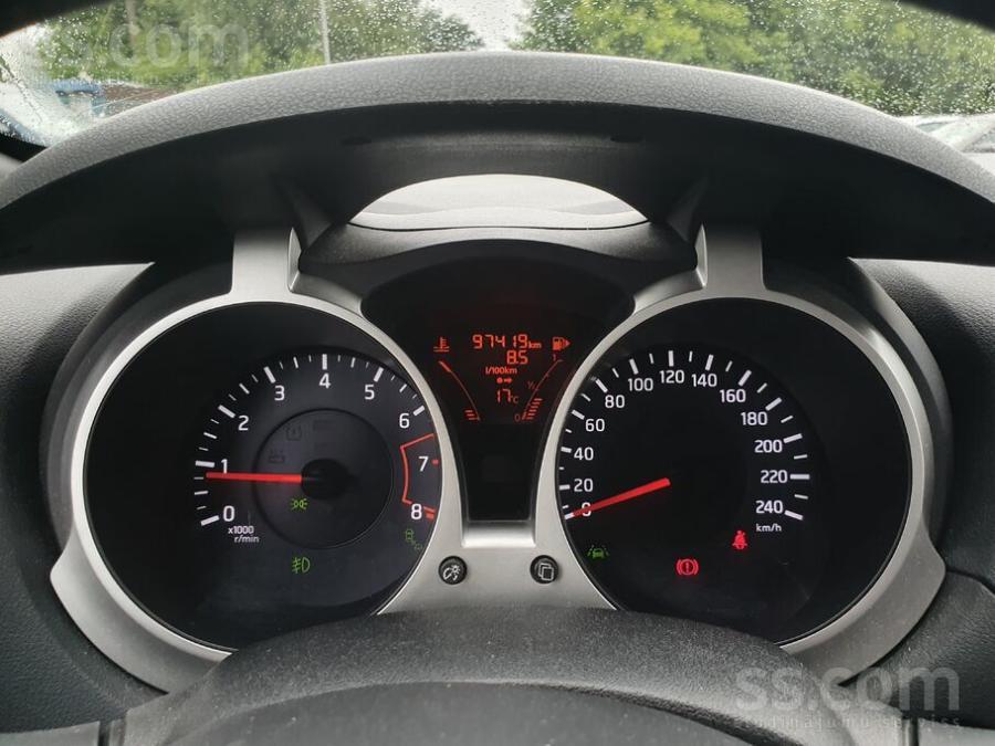 Blue Nissan Juke 2015 in Riga, with an engine capacity of 1.20 L and mileage of 97 thousand km for 5900 €, photo 12 on AUTOMOTO.COM.LV