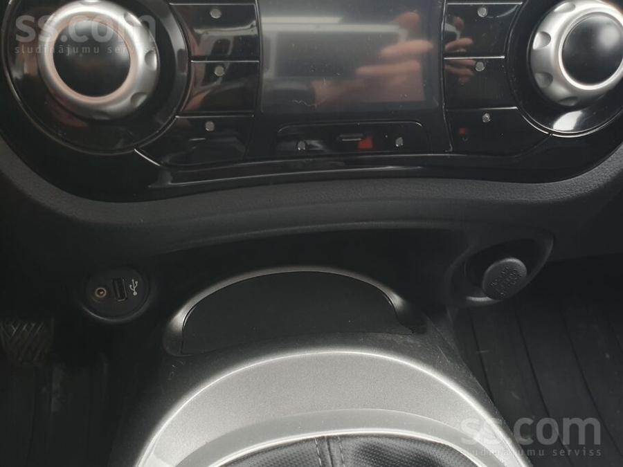 Blue Nissan Juke 2015 in Riga, with an engine capacity of 1.20 L and mileage of 97 thousand km for 5900 €, photo 19 on AUTOMOTO.COM.LV