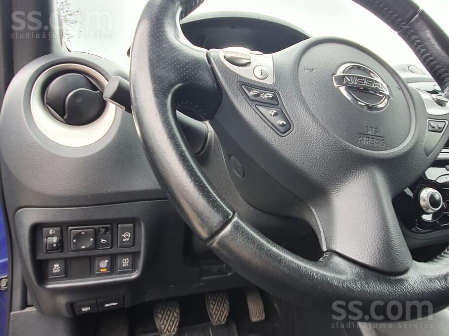 Blue Nissan Juke 2015 in Riga, with an engine capacity of 1.20 L and mileage of 97 thousand km for 5900 €, photo 23 on AUTOMOTO.COM.LV
