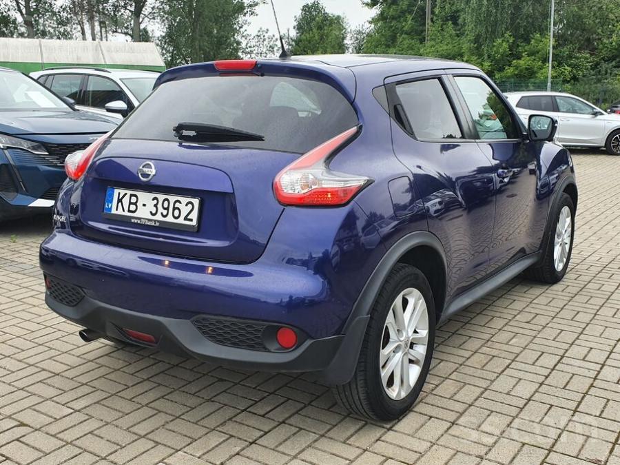 Blue Nissan Juke 2015 in Riga, with an engine capacity of 1.20 L and mileage of 97 thousand km for 5900 €, photo 25 on AUTOMOTO.COM.LV