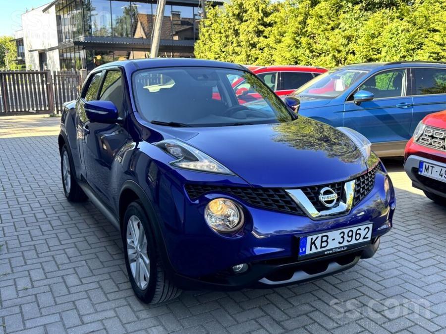 Zils Nissan Juke 2015 Rīga, ar dzinēja tilpumu 1.20 L un nobraukumu 98 tūkst. km par 6800 €, foto 3 vietnē AUTOMOTO.COM.LV