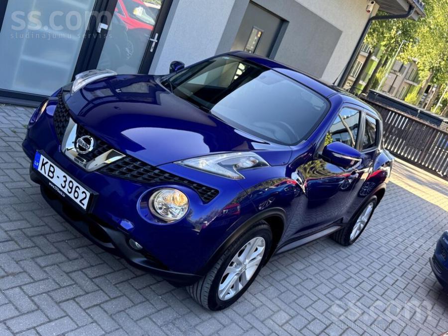 Zils Nissan Juke 2015 Rīga, ar dzinēja tilpumu 1.20 L un nobraukumu 98 tūkst. km par 6800 €, foto 8 vietnē AUTOMOTO.COM.LV