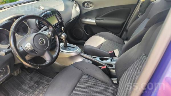 Zils Nissan Juke 2015 Rīga, ar dzinēja tilpumu 1.60 L un nobraukumu 98 tūkst. km par 7350 €, foto 7 vietnē AUTOMOTO.COM.LV